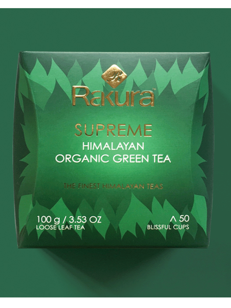 Rakura Supreme Organic Himalayan Green Tea 200gm