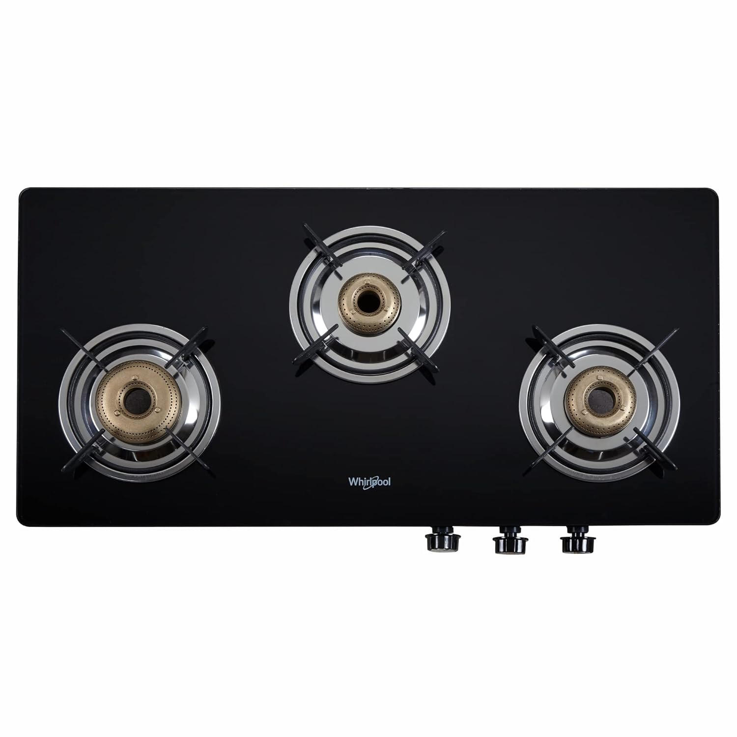 Whirlpool 3 Burner Heavy Duty Forged Brass-Finish Gas Stove ULTIMO 773 ...
