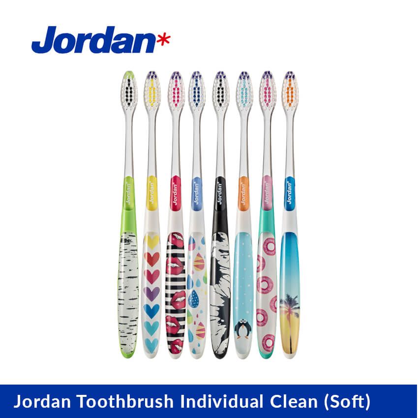 Jordan Toothbrush Individual Clean Soft Pack of 5