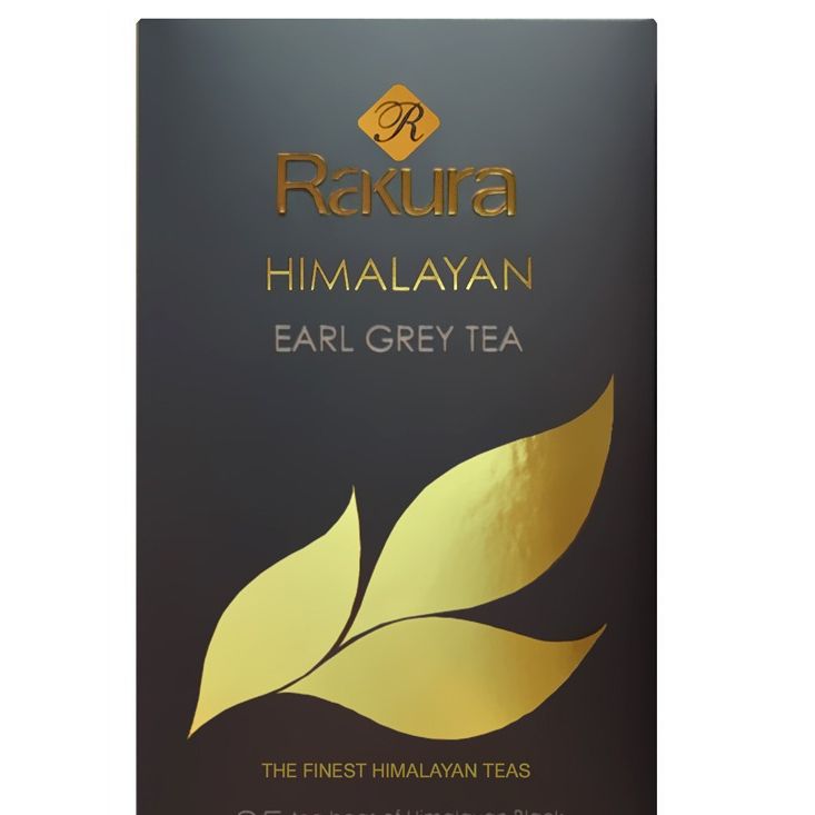 Rakura Himalayan Earl Grey Tea 100 Tea bags (Envelope)