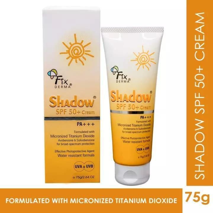 Fix Derma Shadow Sunscreen Gel SPF 50 Pa+++ Water Resistant Sunscreen ...