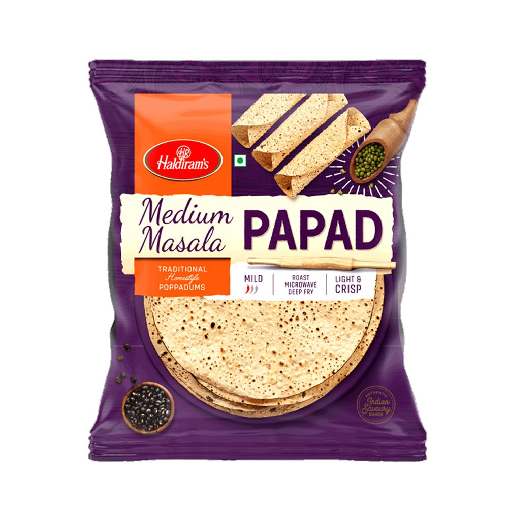 Haldiram's Medium Papad 170 Gm