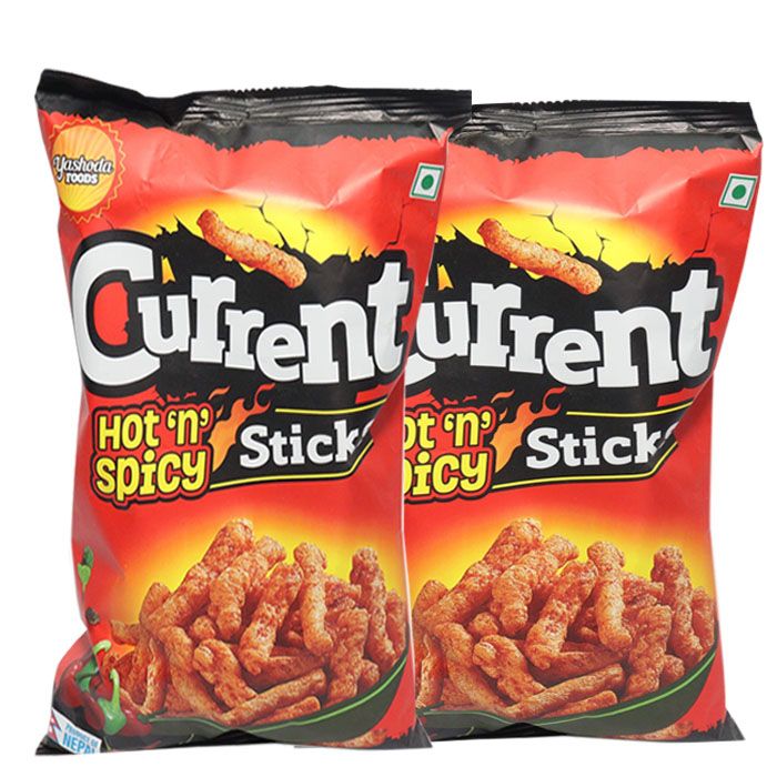 Current Hot & Spicy Sticks 80Gm ( pack of 2), Current Hot n Spicy ...
