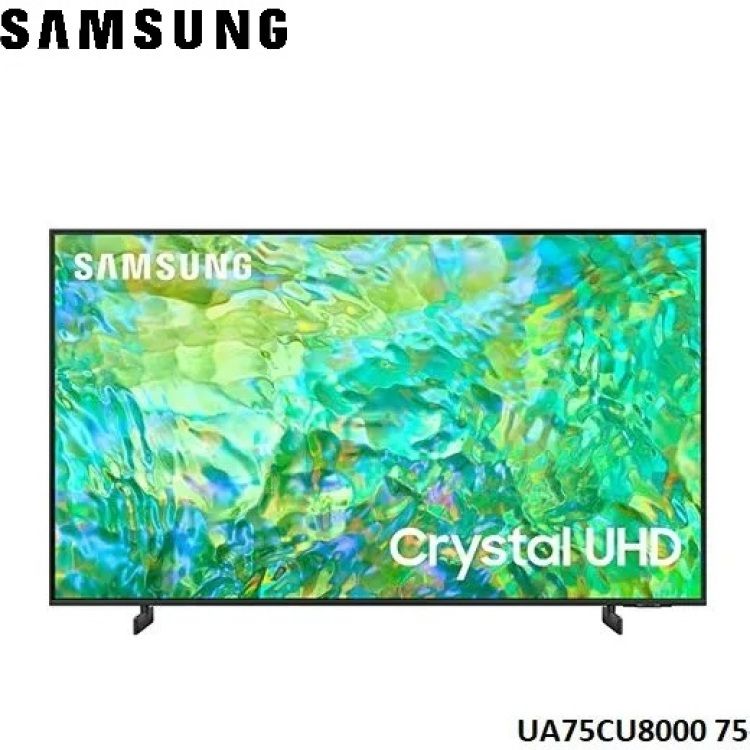 Samsung UA75CU8000 75-inch Crystal UHD 4K HDR Smart TV with Adaptive Sound