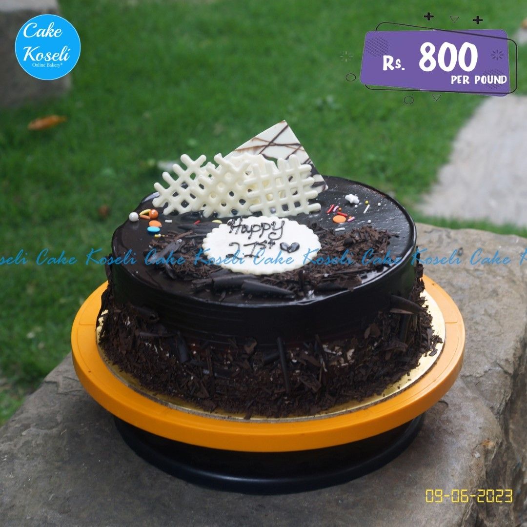 cake koseli Normal Design Eggless cake 1Pound